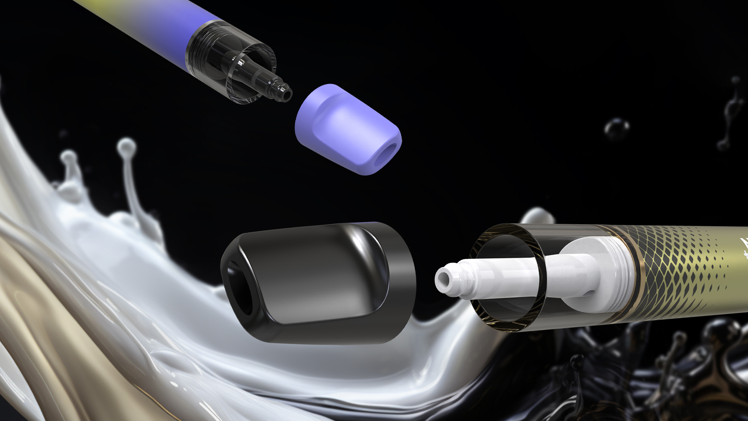 Full Ceramic Disposable Weed Pen for THC - FLARE Bar1